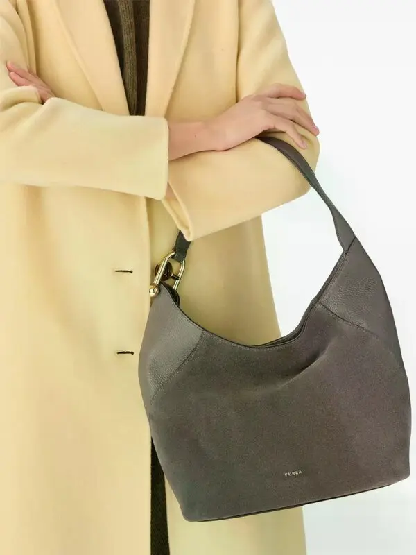 Furla Lara Shoulder Bag - Grey