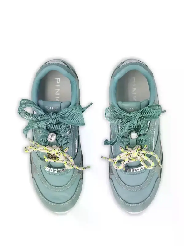 Pinko Love Birds" Embellished Sneakers