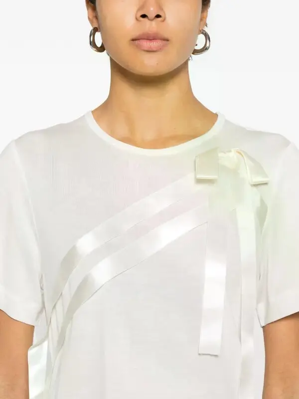 Simone Rocha Sash Bow T-shirt