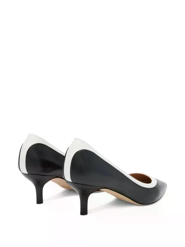 MALONE SOULIERS Emmanuelle Leather Pumps - Black