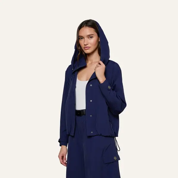 L'Agence Geovana Hooded Windbreaker