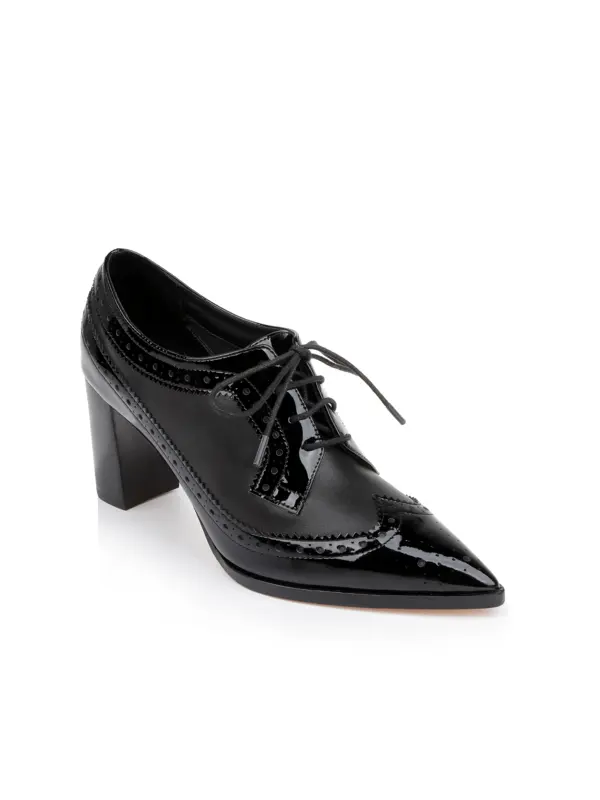 L'Agence Elodie Leather Oxford Pump