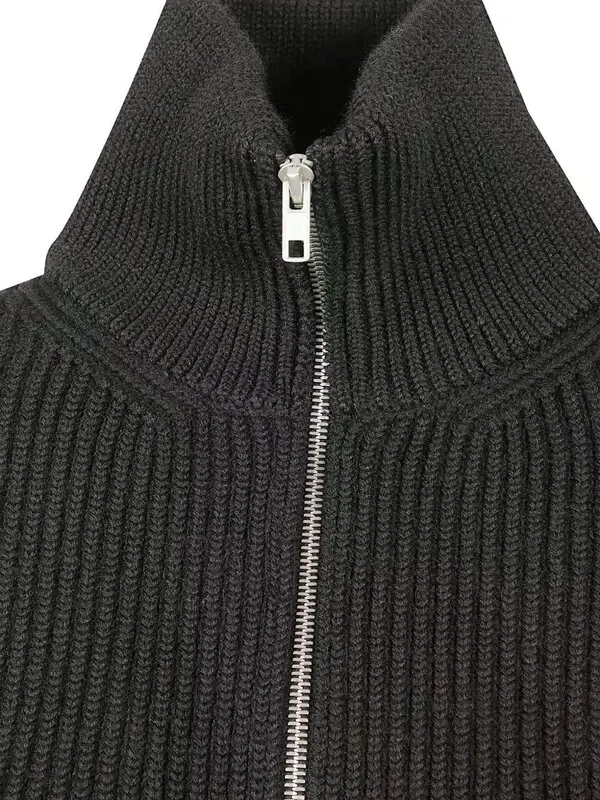 MAISON MARGIELA Ribbed-knit Cardigan - Black