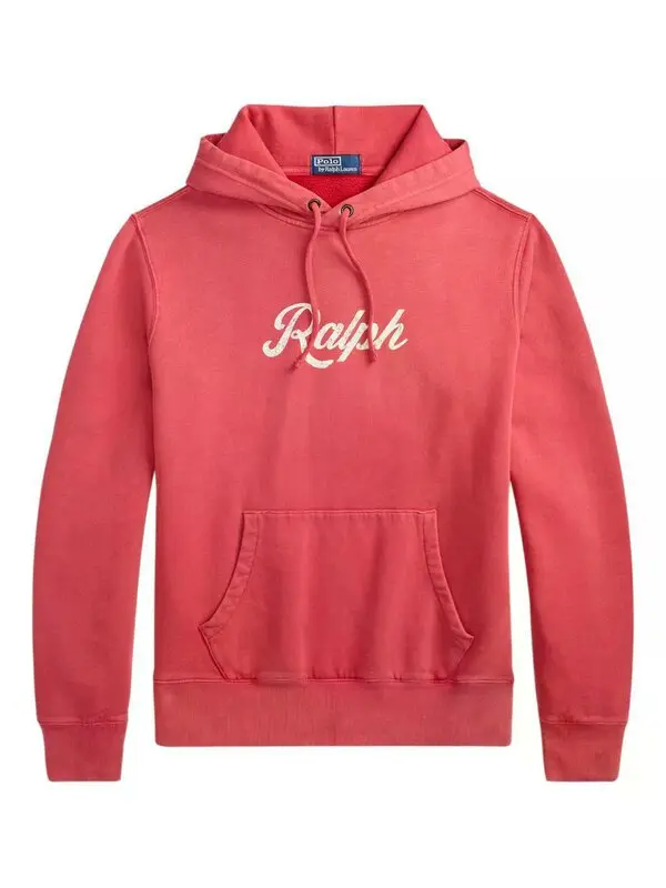 Polo Ralph Lauren Printed Logo Hoodie - Red