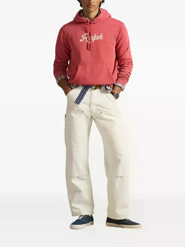 Polo Ralph Lauren Printed Logo Hoodie - Red