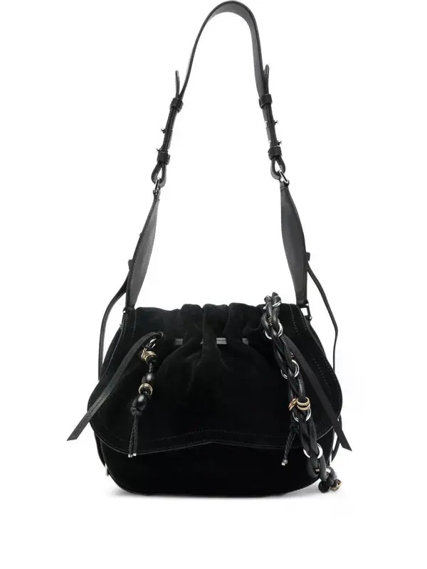 Isabel Marant Étoile Suede Shoulder Bag - Black
