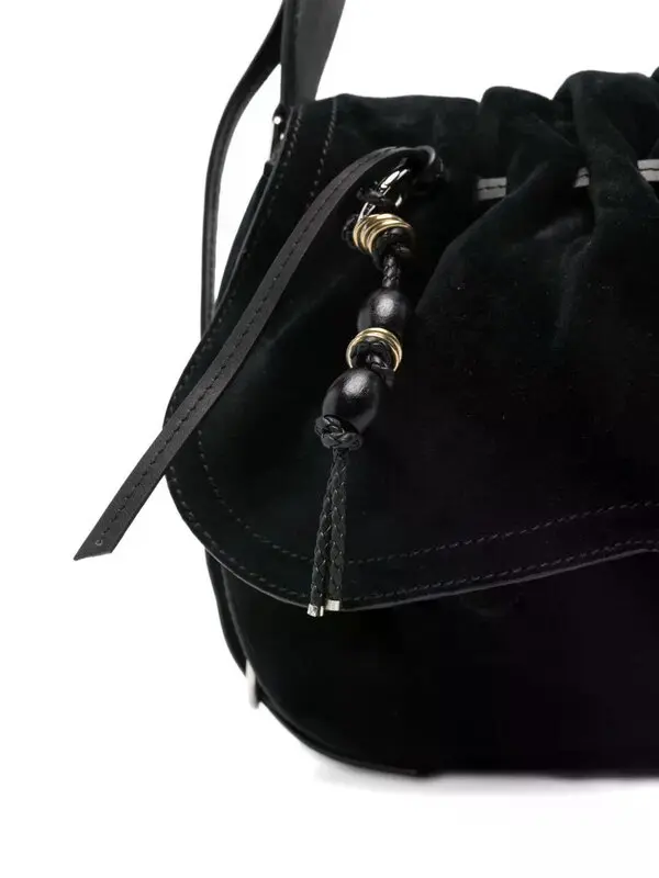 Isabel Marant Étoile Suede Shoulder Bag - Black