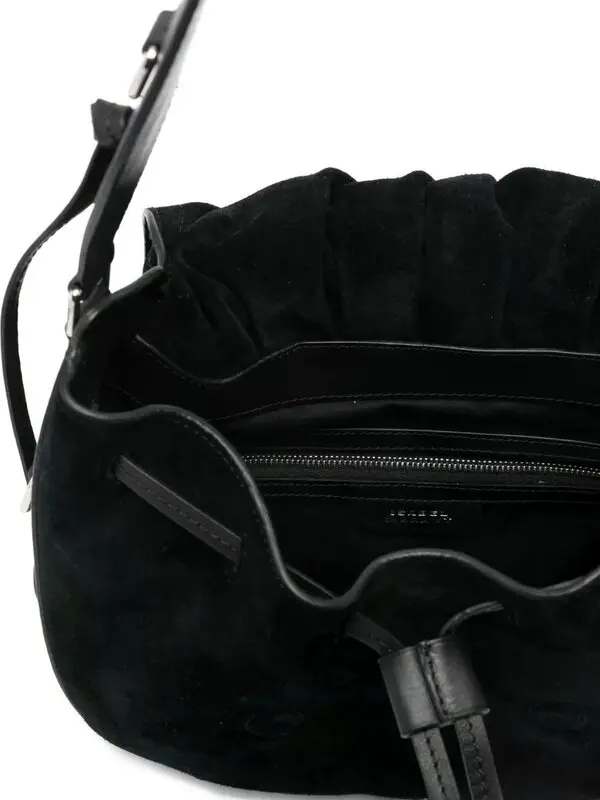 Isabel Marant Étoile Suede Shoulder Bag - Black
