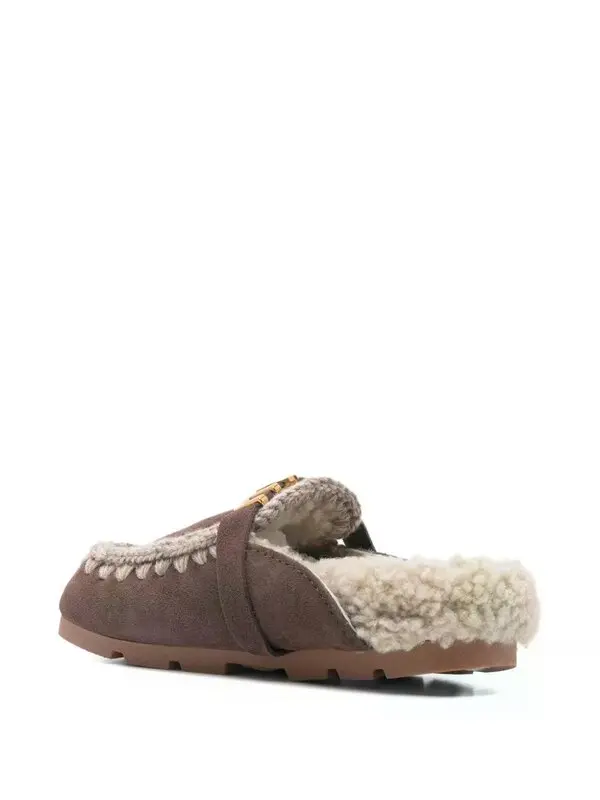 Mou Winter Bio Logo Mules - Brown