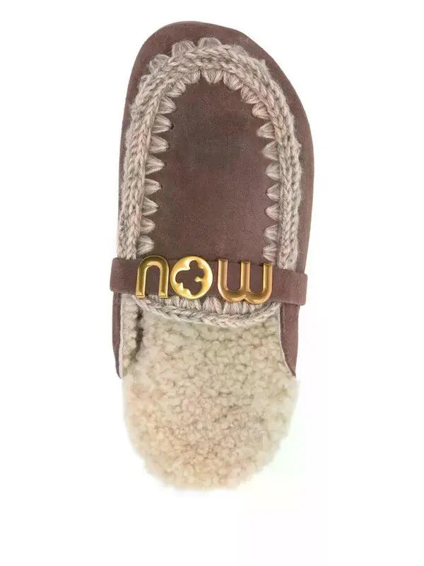 Mou Winter Bio Logo Mules - Brown