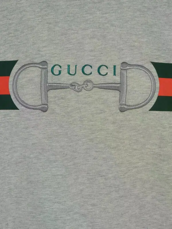 Gucci Striped Crew-neck Sweatshirt