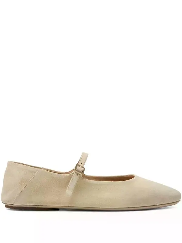 Marsèll Strascico Buckle-strap Ballerinas - Neutrals