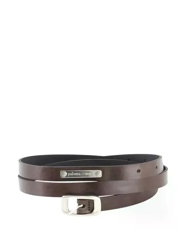 Paloma Wool Greta Leather Belt - Brown