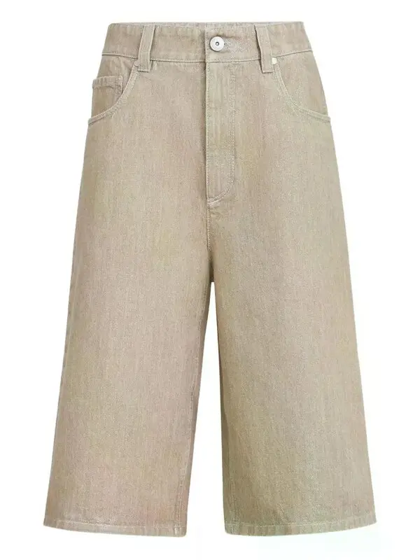 Brunello Cucinelli Button-fastening Denim Shorts