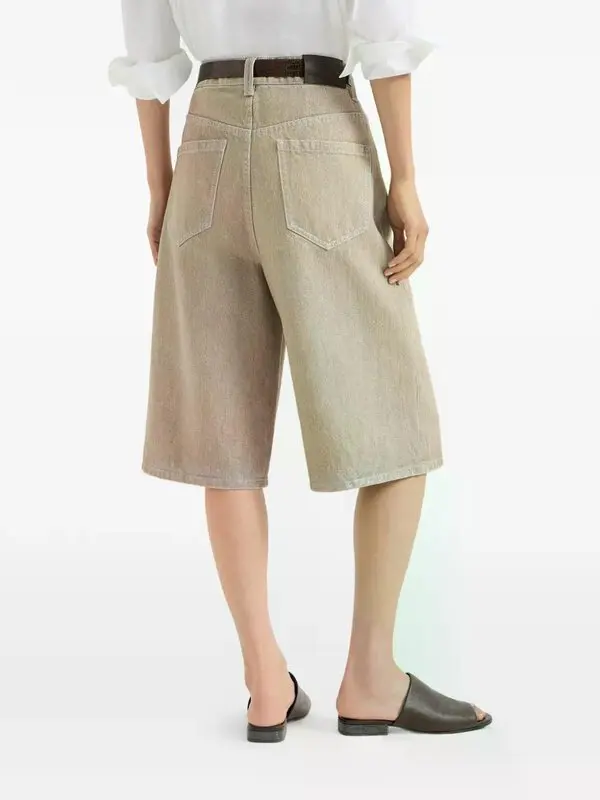 Brunello Cucinelli Button-fastening Denim Shorts