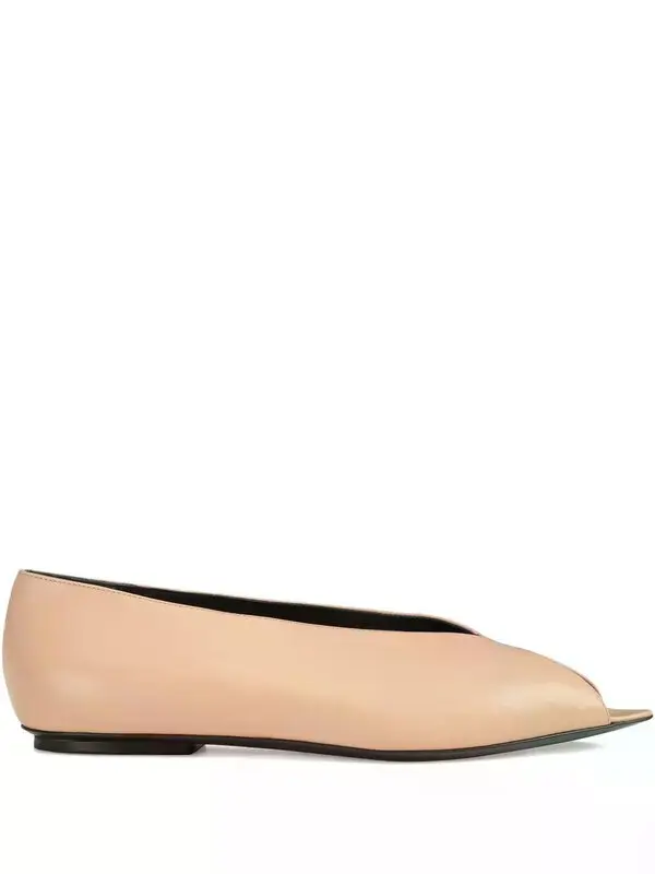 SERGIO ROSSI Beak Open-toe Pumps