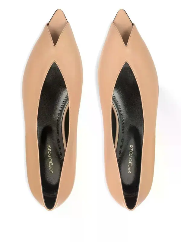 SERGIO ROSSI Beak Open-toe Pumps