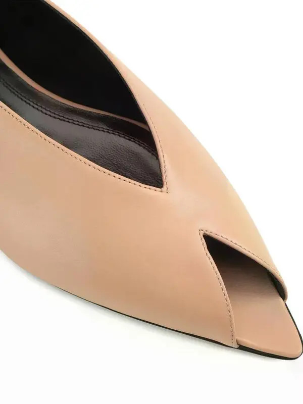 SERGIO ROSSI Beak Open-toe Pumps