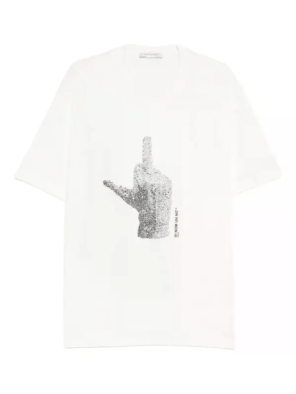 IH NOM UH NIT Diamond Glove Hotfix T-shirt - White
