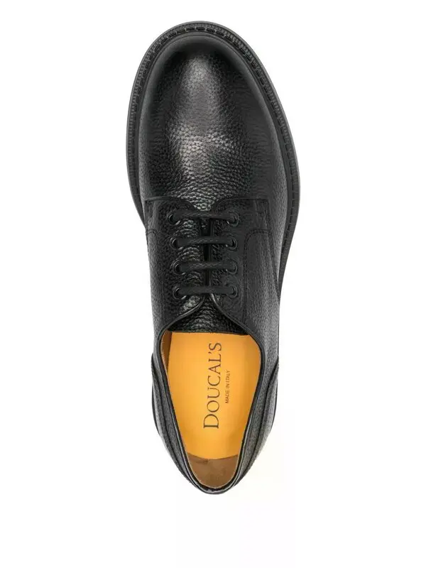 DOUCAL'S Textured Derby Shoes