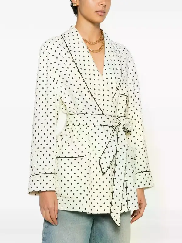 Valentino Garavani Belted Blazer With Plusdepois Print And Vg Patch