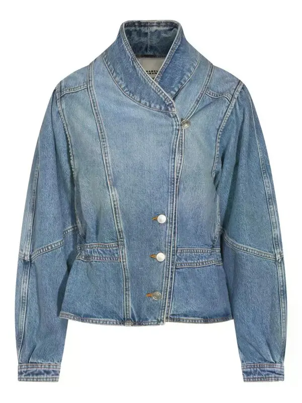MARANT ETOILE Stand-up Collar Jacket - Blue