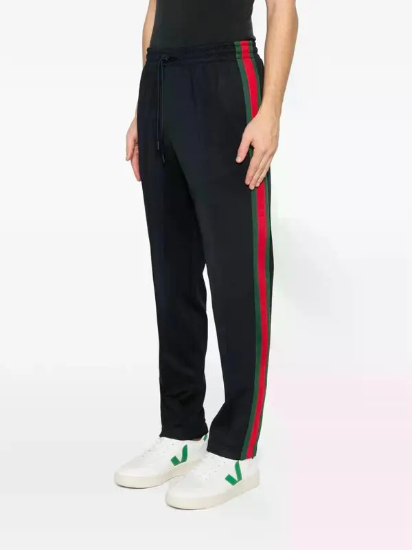 Gucci Stripe Drawstring-fastening Track Pants