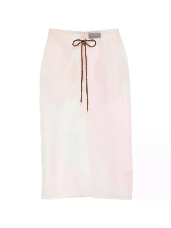 Simone Rocha Column Midi Skirt - Pink