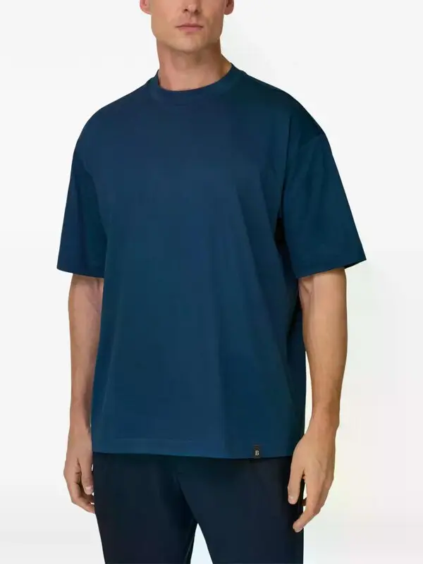 Boggi Milano Detail Appliqué T-shirt - Blue