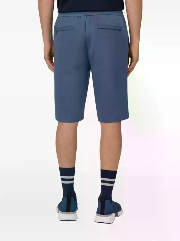 Boggi Milano Patch Pocket Bermuda Shorts - Blue