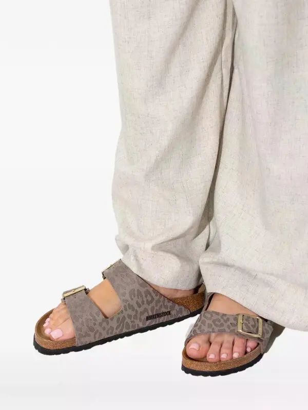 BIRKENSTOCK Arizona Buckle Sandals - Grey