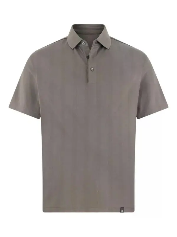 Boggi Milano Jersey Polo Shirt With S-cafè® Yarn