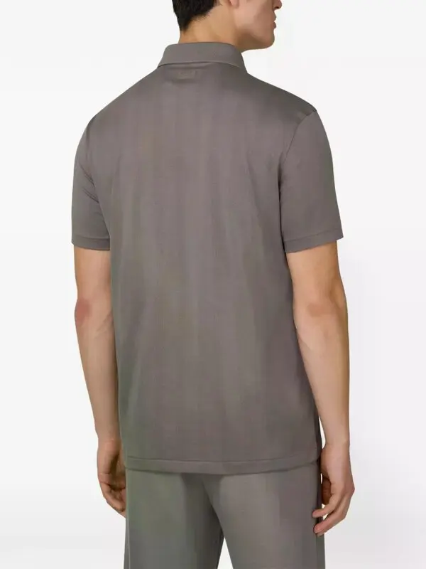 Boggi Milano Jersey Polo Shirt With S-cafè® Yarn