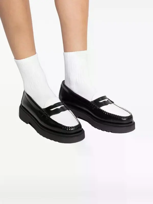 G.H.BASS Weejuns Step Penny Loafers - Black