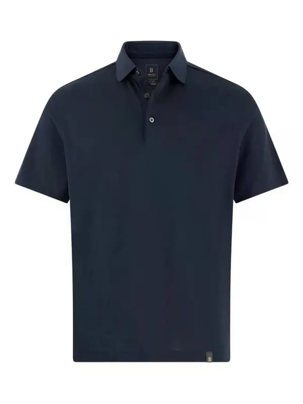 Boggi Milano Button Appliqué Polo Shirt