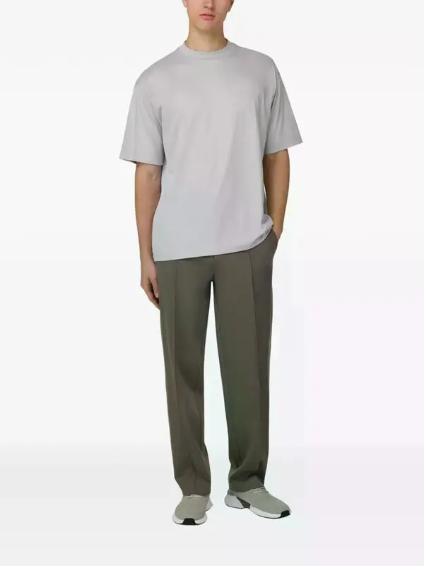 Boggi Milano T-shirt With S-cafè® Yarn - Grey