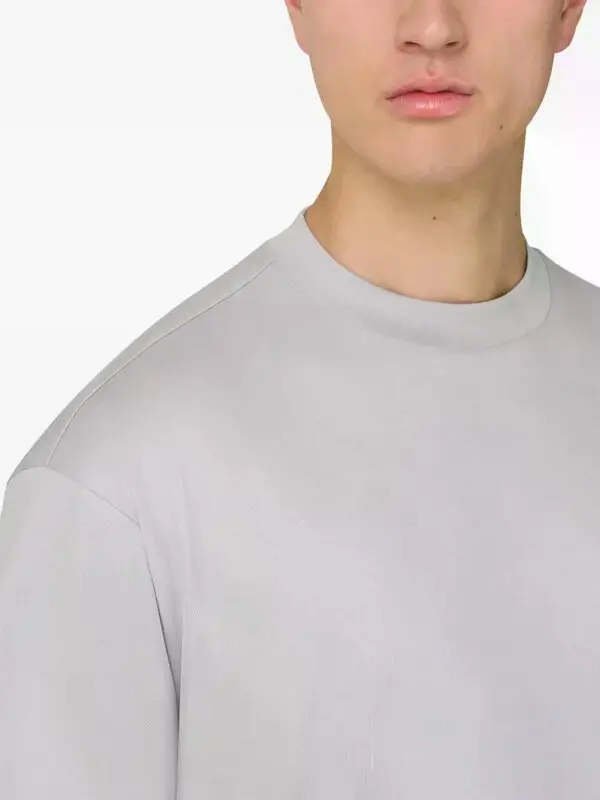 Boggi Milano T-shirt With S-cafè® Yarn - Grey