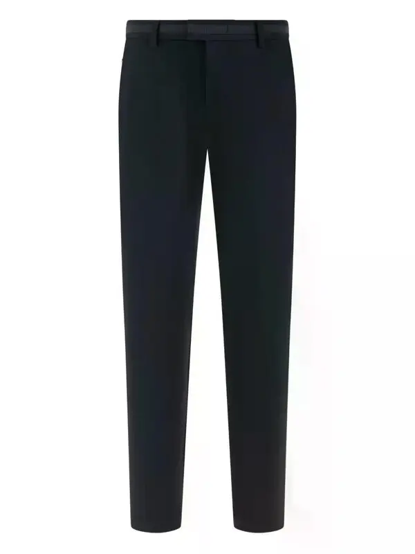 Boggi Milano Straight-leg Trousers With Zip Pocket