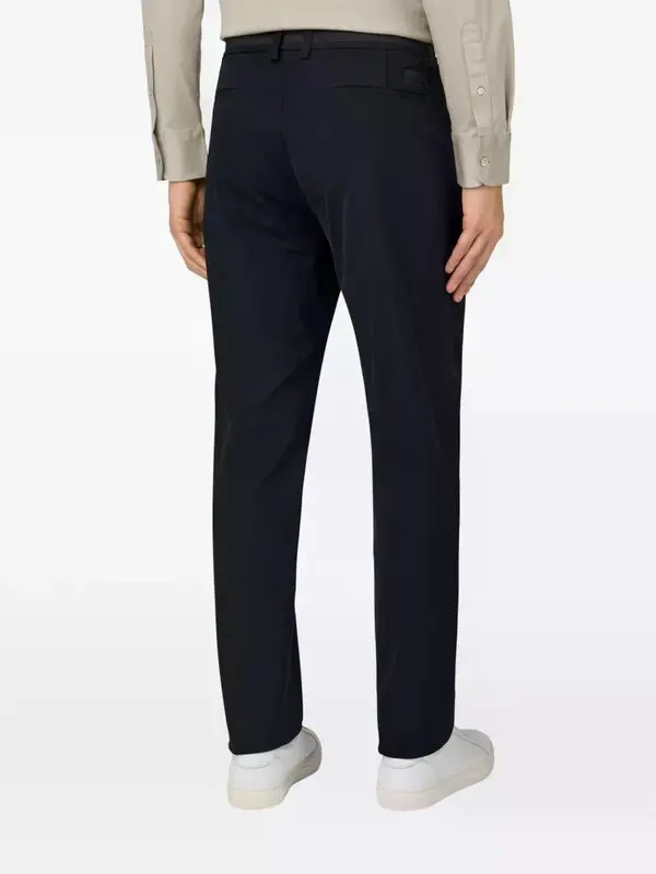 Boggi Milano Straight-leg Trousers With Zip Pocket