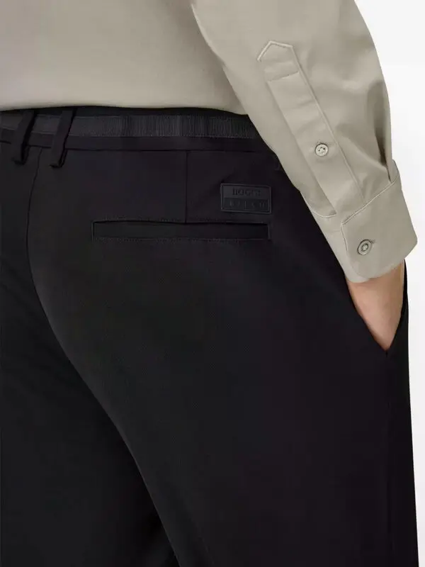Boggi Milano Straight-leg Trousers With Zip Pocket