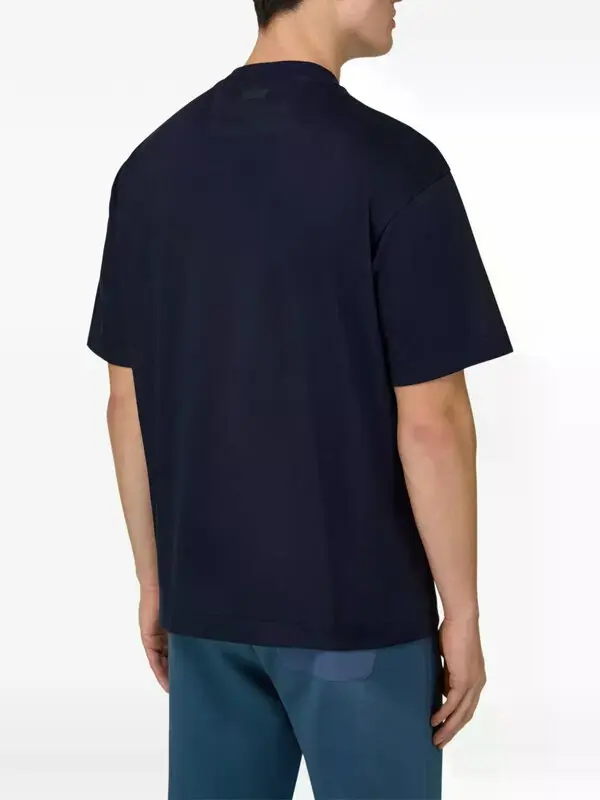 Boggi Milano Detail Appliqué T-shirt - Blue