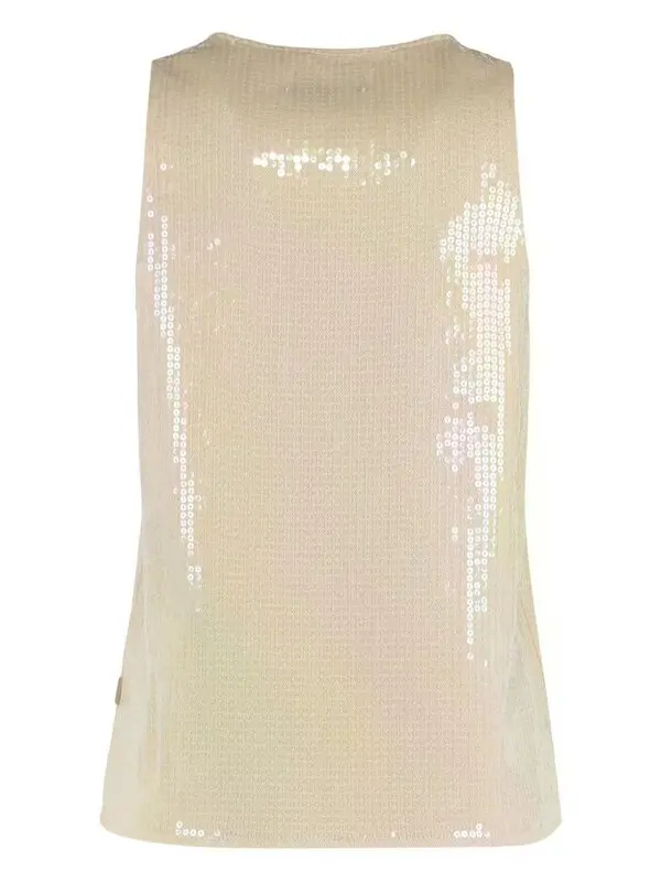 7 For All Mankind Sequin-embellished Tank Top - Neutrals