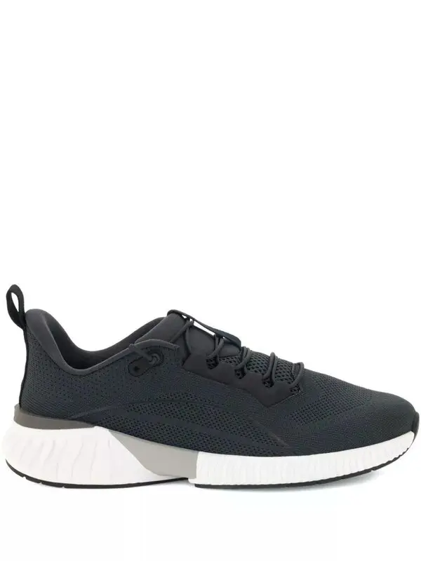 Boggi Milano Reflective Print Lace-up Sneakers - Grey
