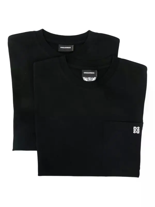 Dsquared2 Inside Out Loose Fit T-shirt Twin Pack