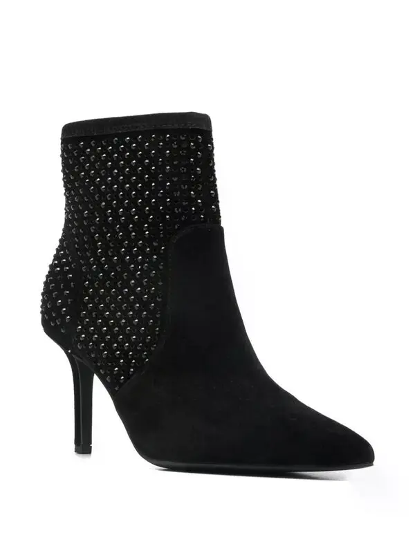 Kurt Geiger Kensington Crystal-embellished Ankle Boots