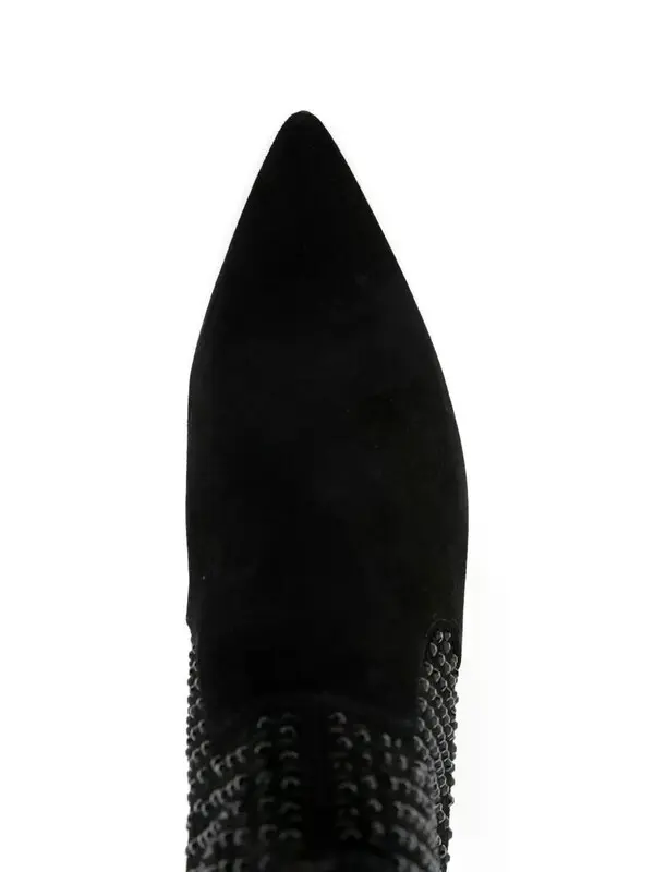 Kurt Geiger Kensington Crystal-embellished Ankle Boots