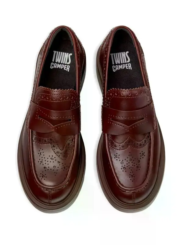 Camper Twins Dean Smooth Penny Loafers