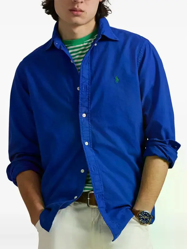 Polo Ralph Lauren Button-down Long-sleeve Shirt - Blue