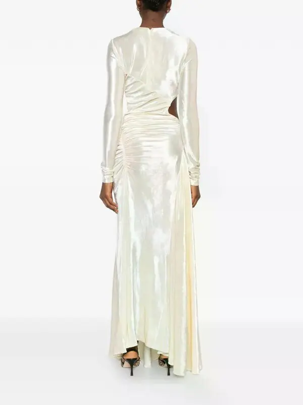 Rabanne Draped Velvet Gown