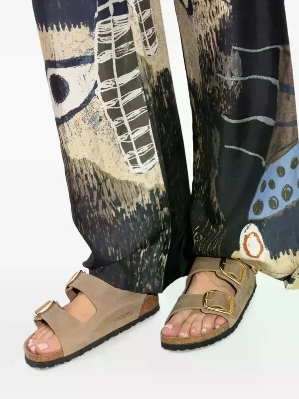 BIRKENSTOCK Milano Big Buckle Flat Sandals - Neutrals